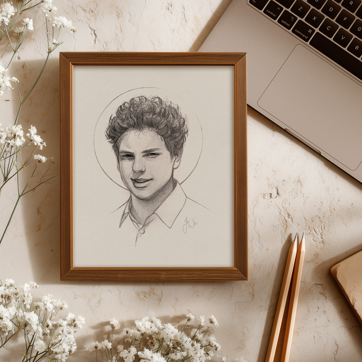 Saint Carlo Acutis – Sacred Art by Tianna Williams